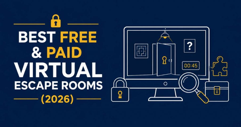 Best Free and Paid Virtual Escape Rooms (2026) | Gear Up Event